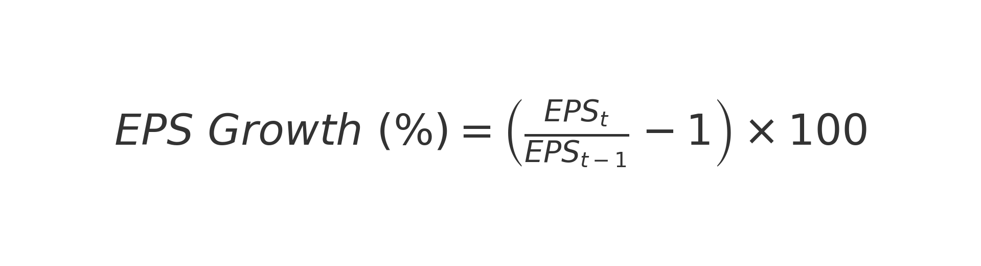 EPS Growth - Bedeutung, Berechnung & Kennzahlen
